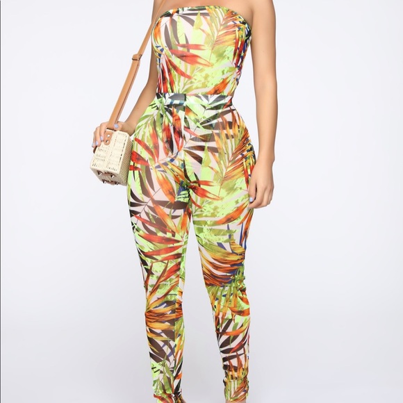 Fashion Nova | Pants & Jumpsuits | Fashion Nova Mesh 2 Piece Set | Poshmark